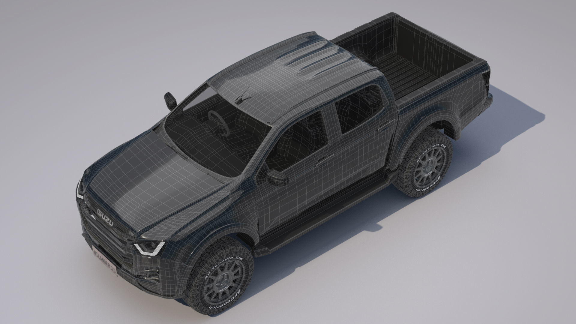 All New ISUZU D MAX Hi-Lander 2022 Minor Change 3D model | CGTrader