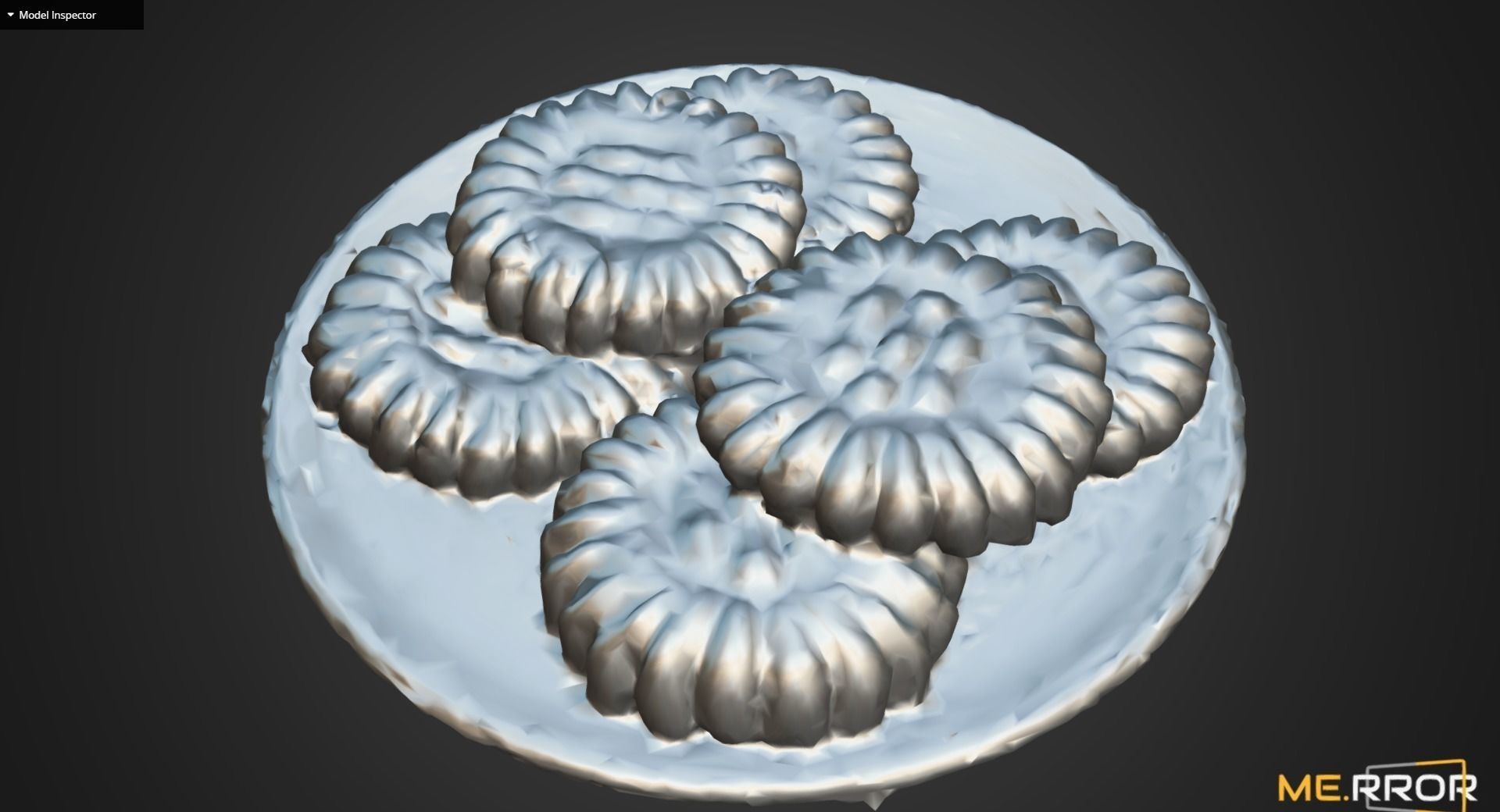 3D model Yakgua Korean Honey Pastry VR / AR / low-poly | CGTrader