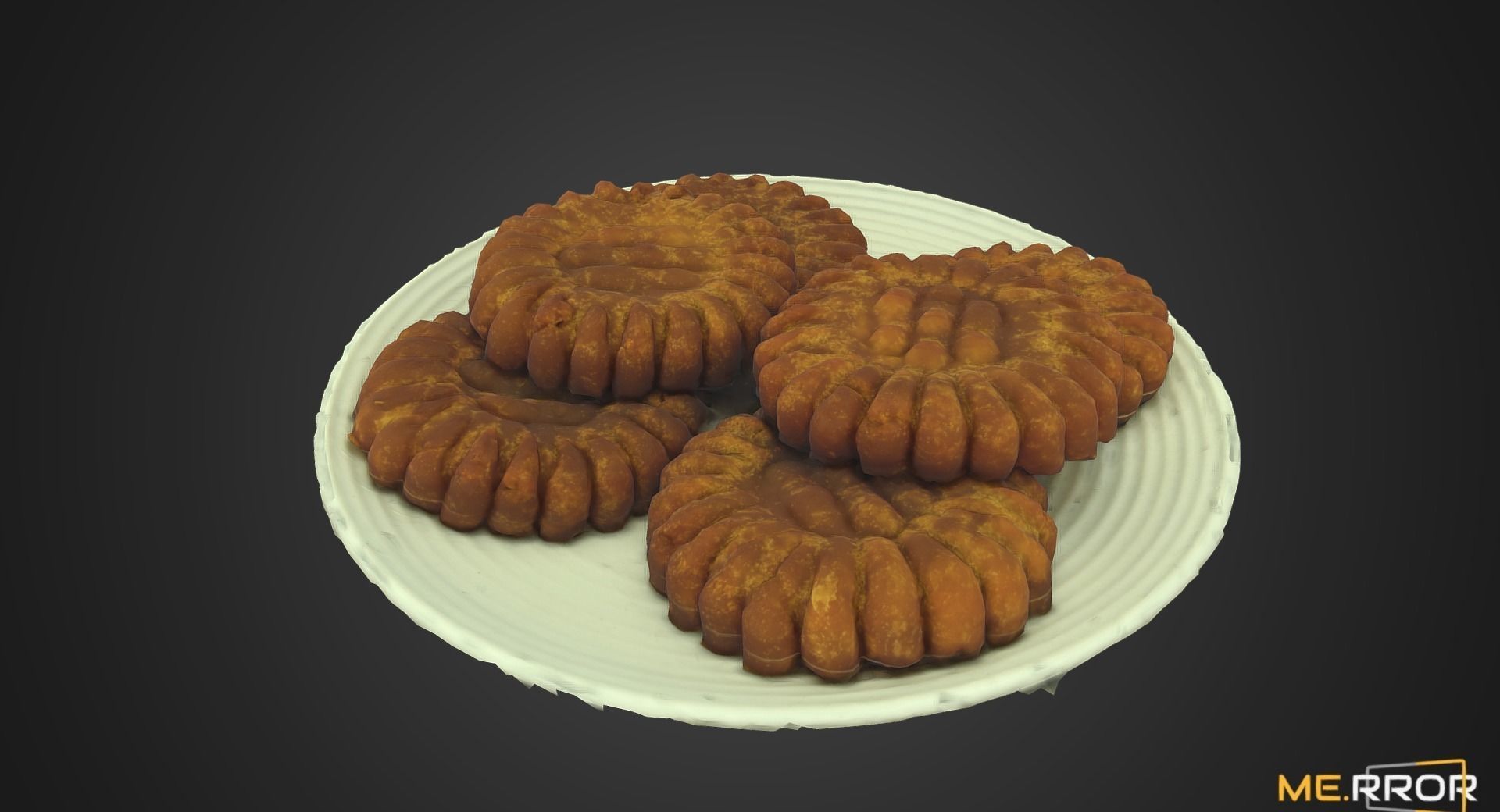 3D model Yakgua Korean Honey Pastry VR / AR / low-poly | CGTrader