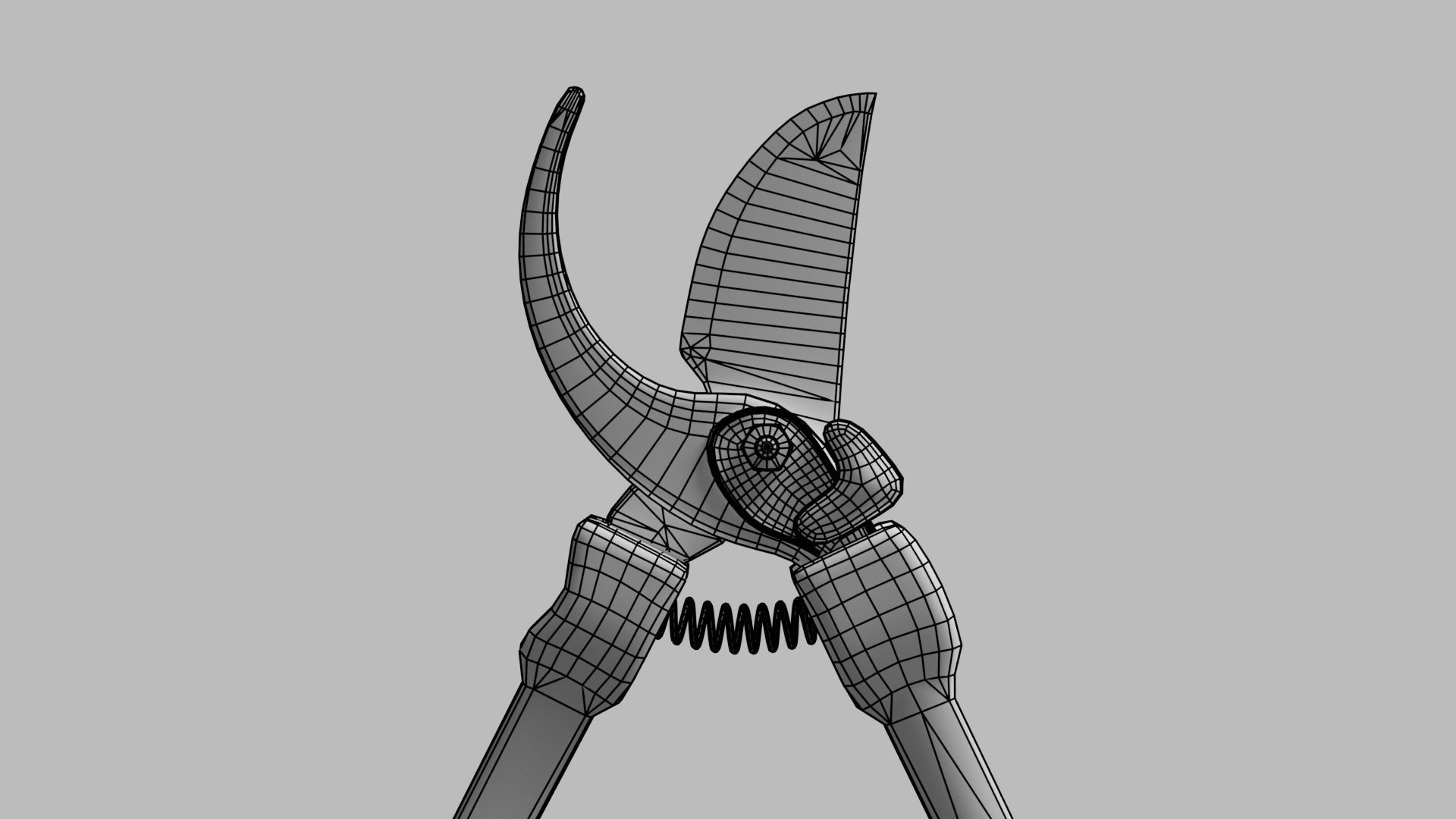 3D model Pruner pair of gardening shears VR / AR / low-poly | CGTrader