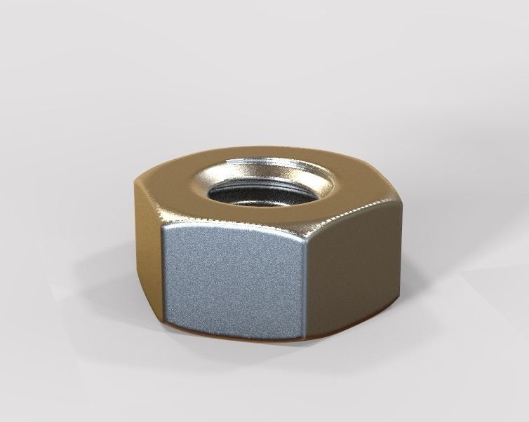 M8 Hex Nut 3D model 3D printable | CGTrader