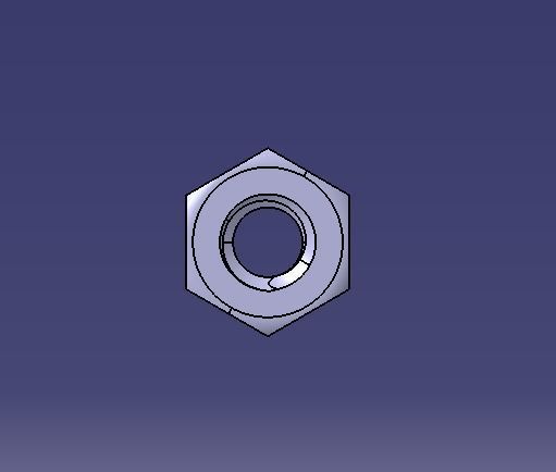 M6 Hex Nut 3D model 3D printable | CGTrader