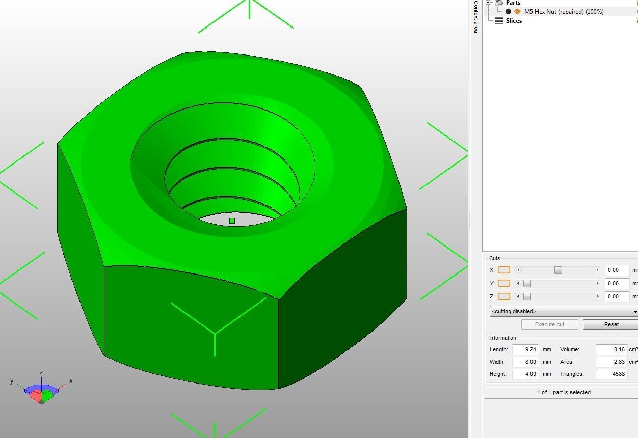 M5 Hex Nut 3D model 3D printable | CGTrader