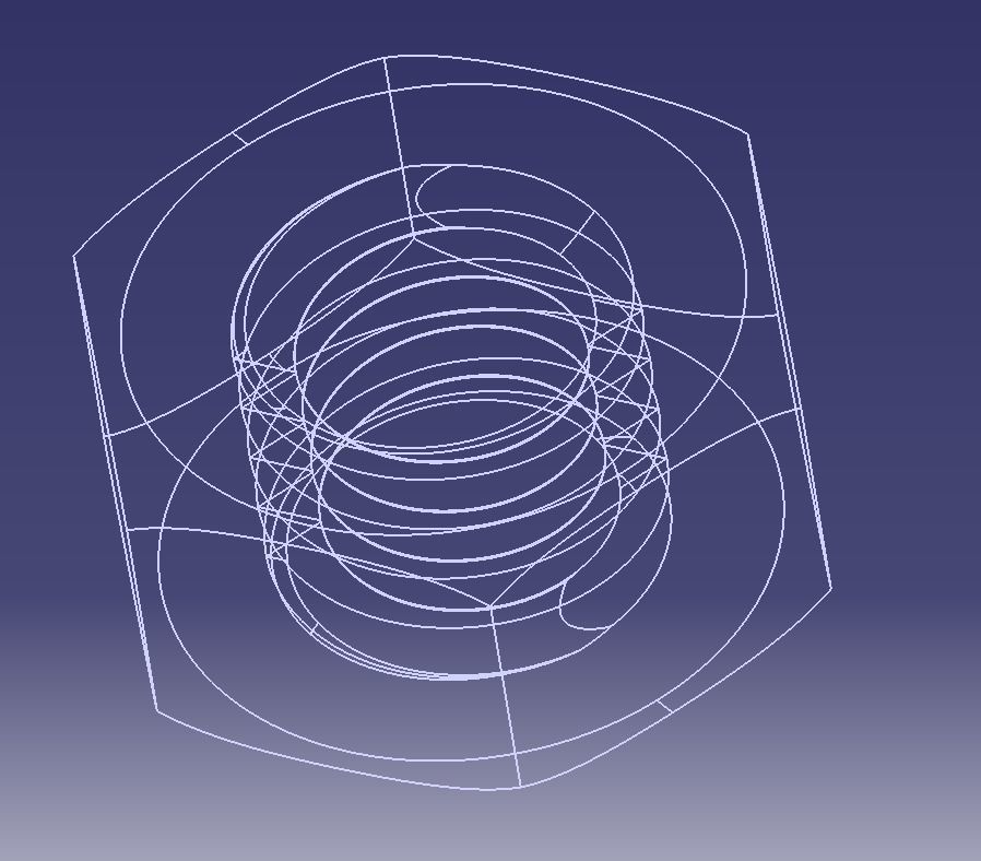 M3 Hex Nut 3D model 3D printable | CGTrader