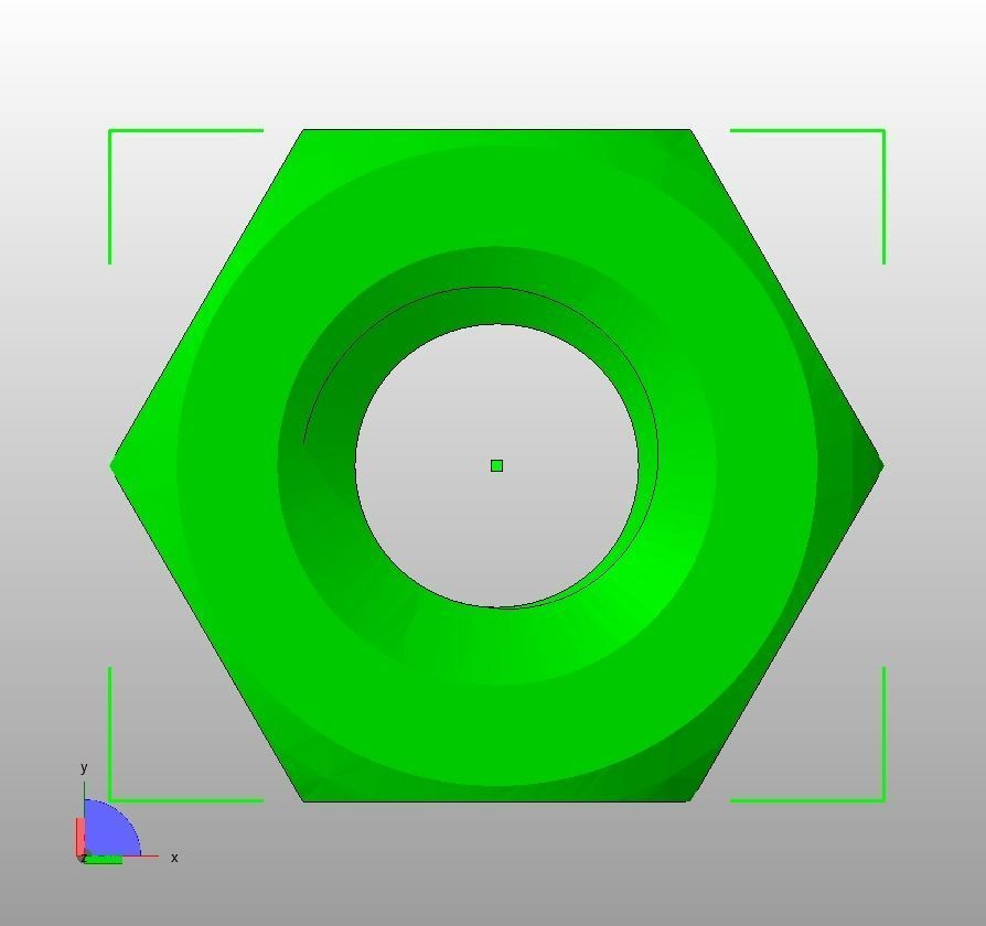 M3 Hex Nut 3D model 3D printable | CGTrader