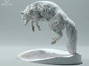 Arctic Fox Jump 3D model 3D printable | CGTrader