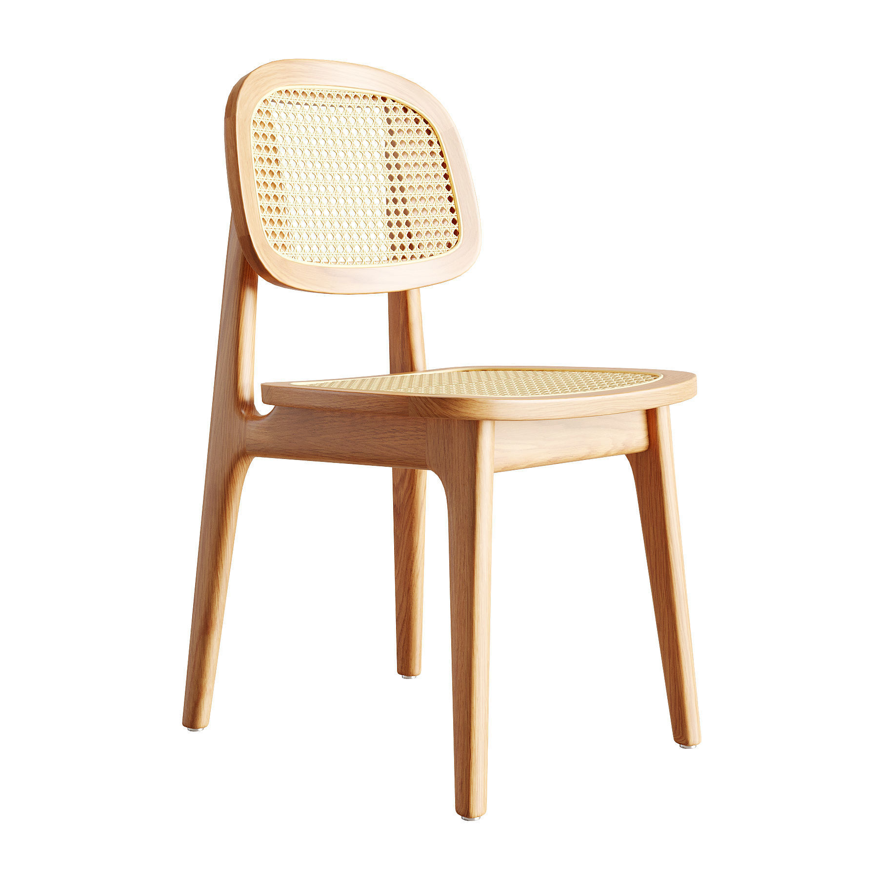 Rattan Dining Chair ID335 3D model | CGTrader