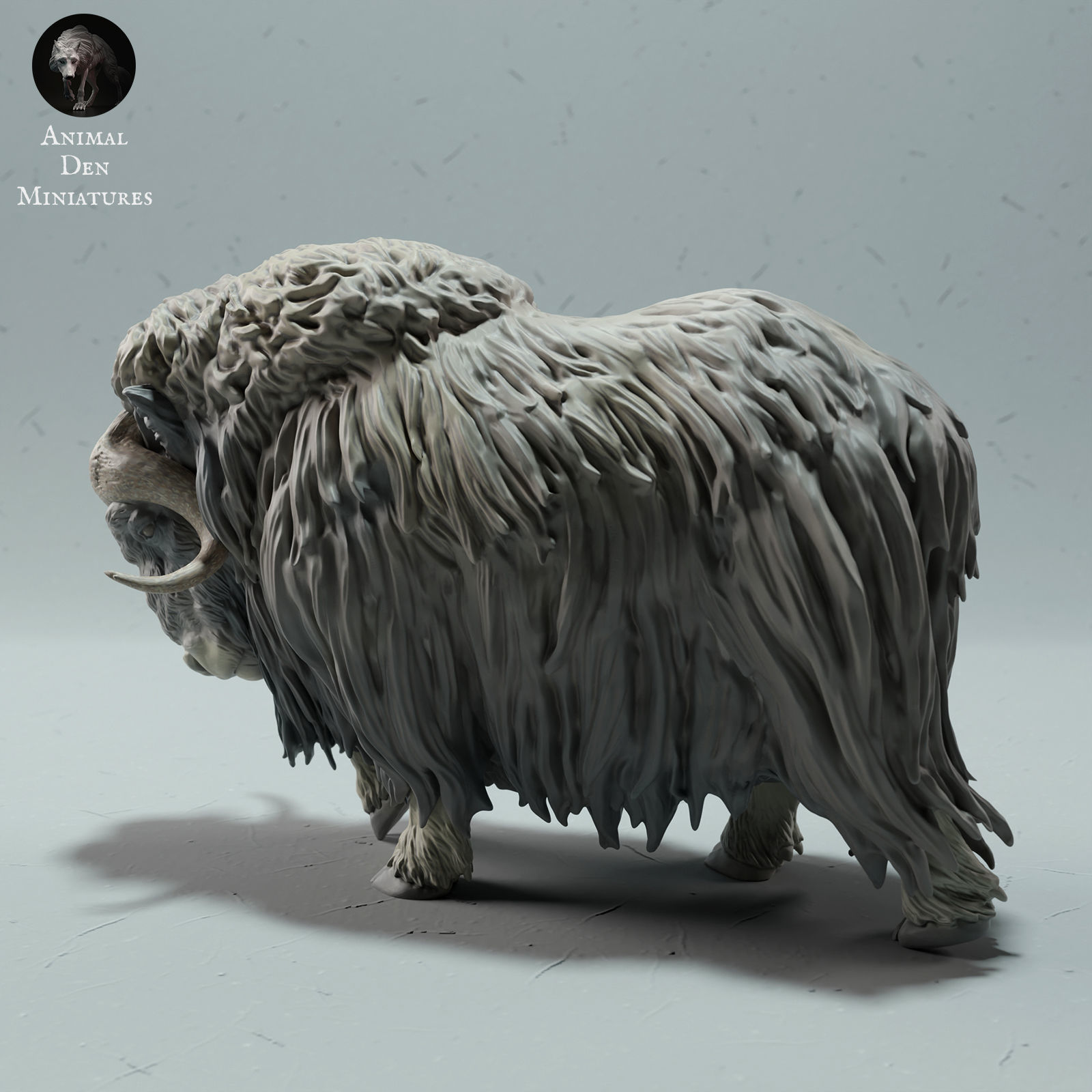 Musk Ox 3D model 3D printable | CGTrader