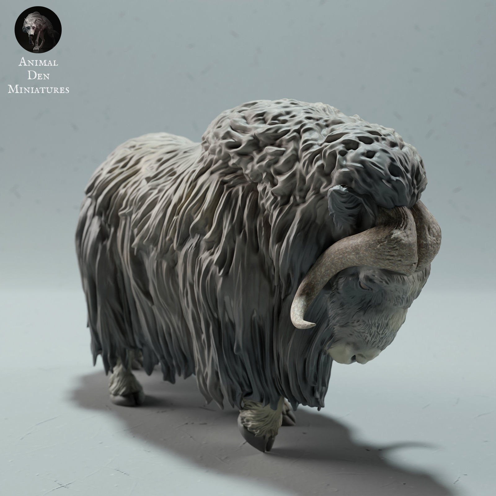 Musk Ox 3D model 3D printable | CGTrader