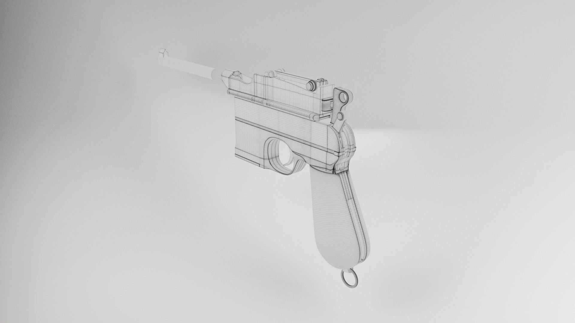 Mauser C96 - German WW2 Gun 3D model | CGTrader