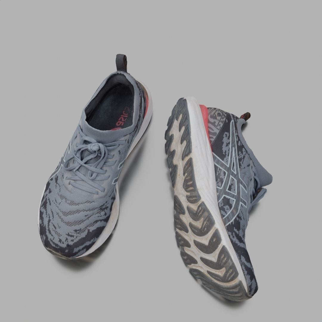 Photogrammetric scan of an asics running shoe 3D model | CGTrader
