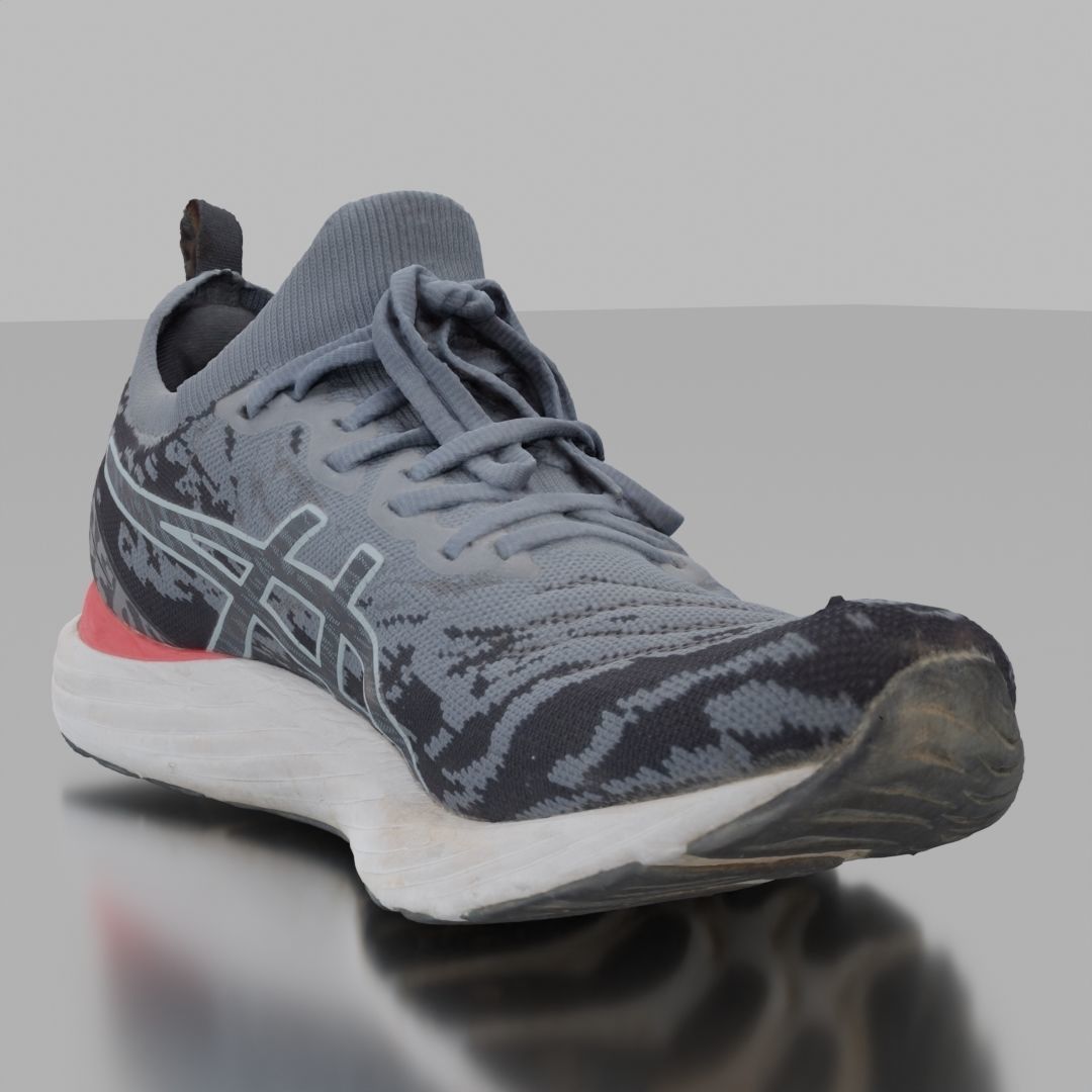 Photogrammetric scan of an asics running shoe 3D model | CGTrader