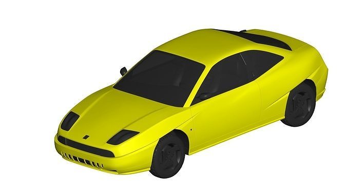 Fiat Pininfarina 3D model | CGTrader
