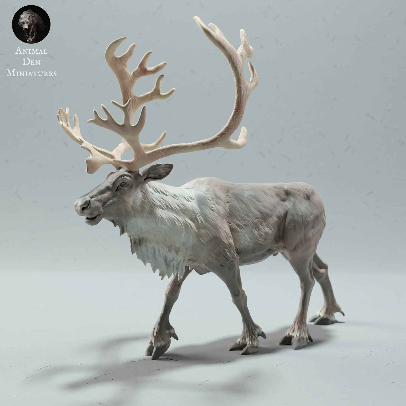 Reindeer - Caribou Bull Call 3D model 3D printable | CGTrader