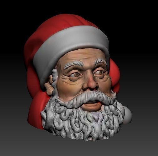 SANTA CLAUS 3D model 3D printable | CGTrader
