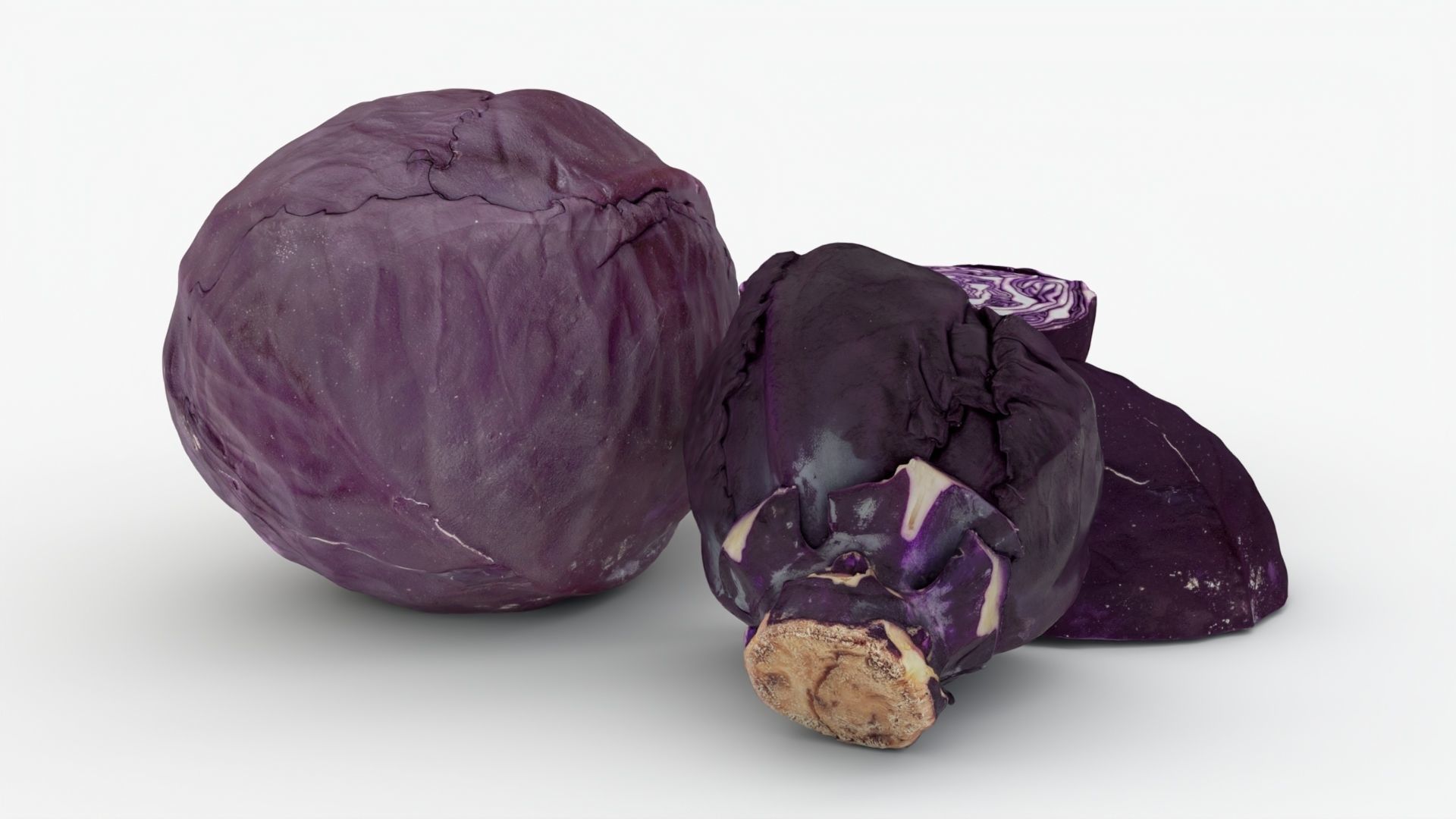 3D model Realistic Purple Cabbage VR / AR / low-poly | CGTrader
