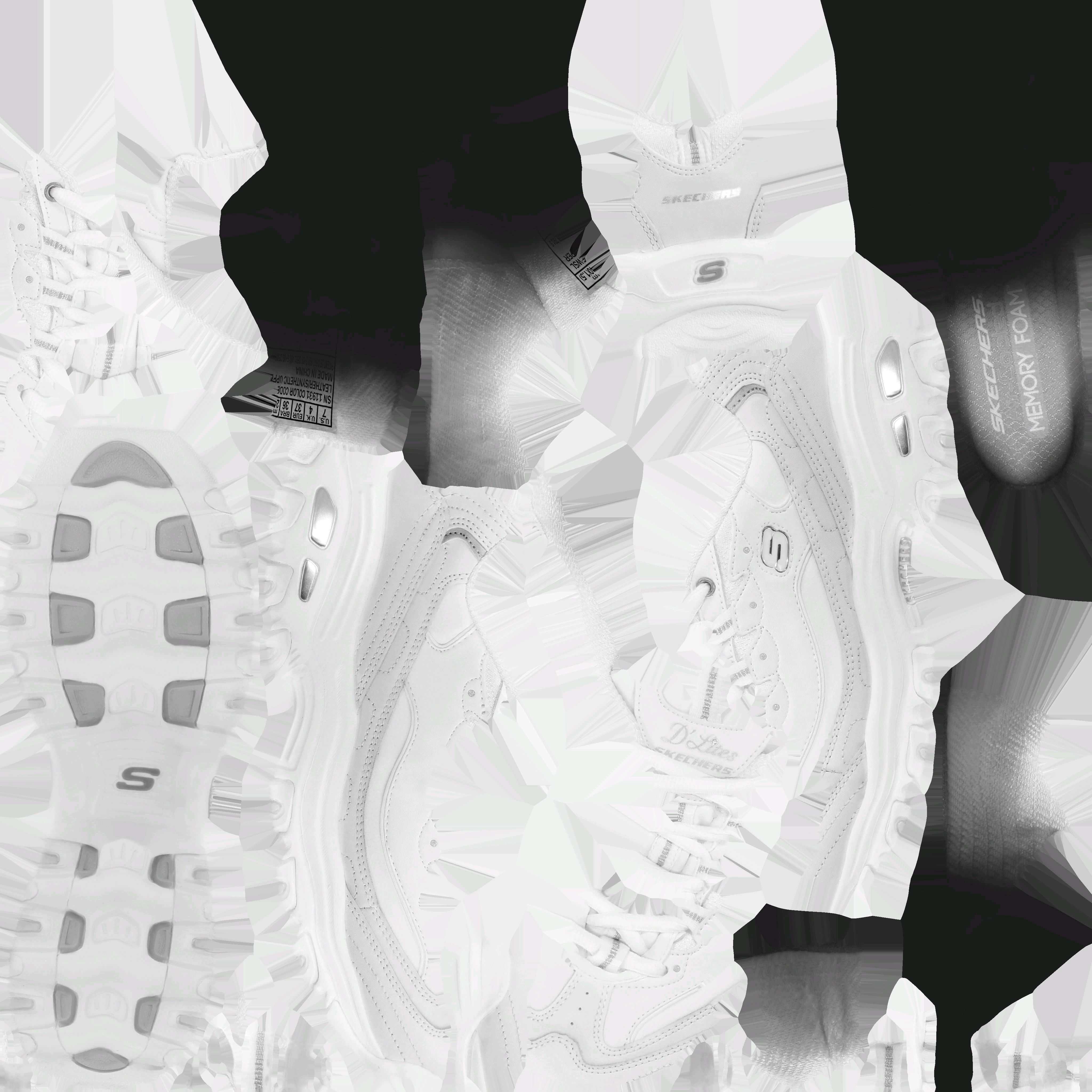 Skechers D Lites fashion sneaker 3D model | CGTrader