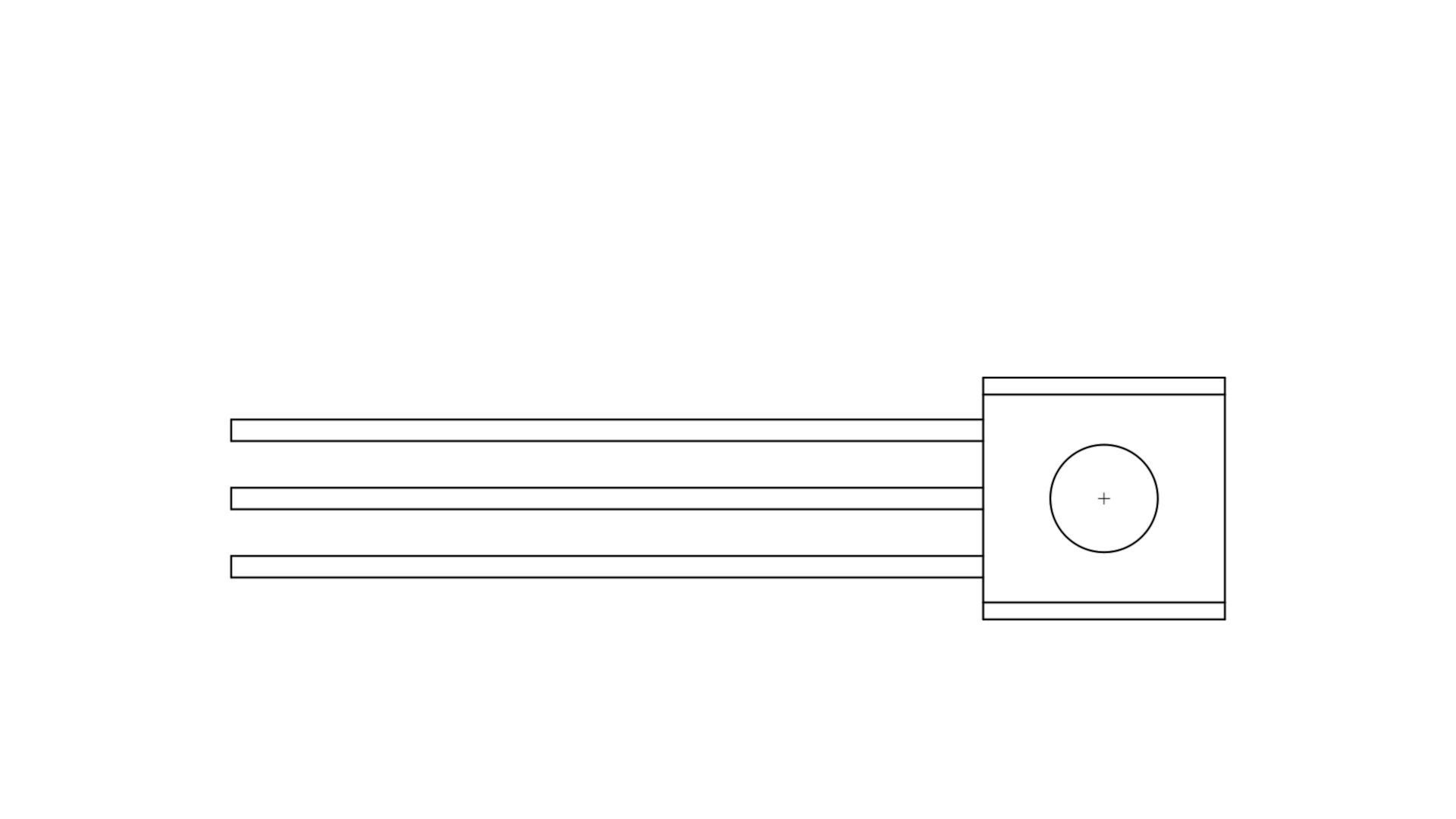 TO92 transistor case 3D model | CGTrader