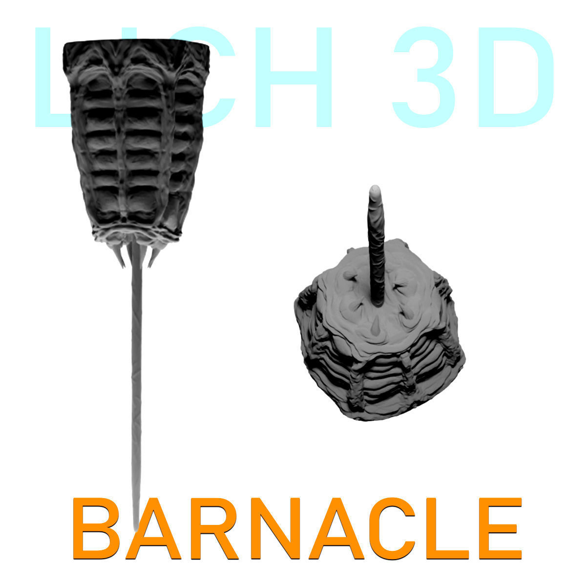 Barnacle Half-Life 1 version STL free 3D model 3D printable | CGTrader