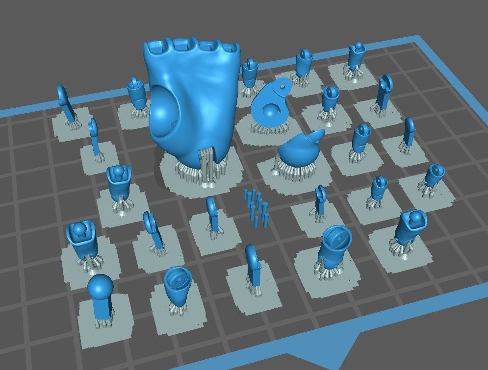 Articulated arms Hand BJD Print STL legs 3D model | CGTrader