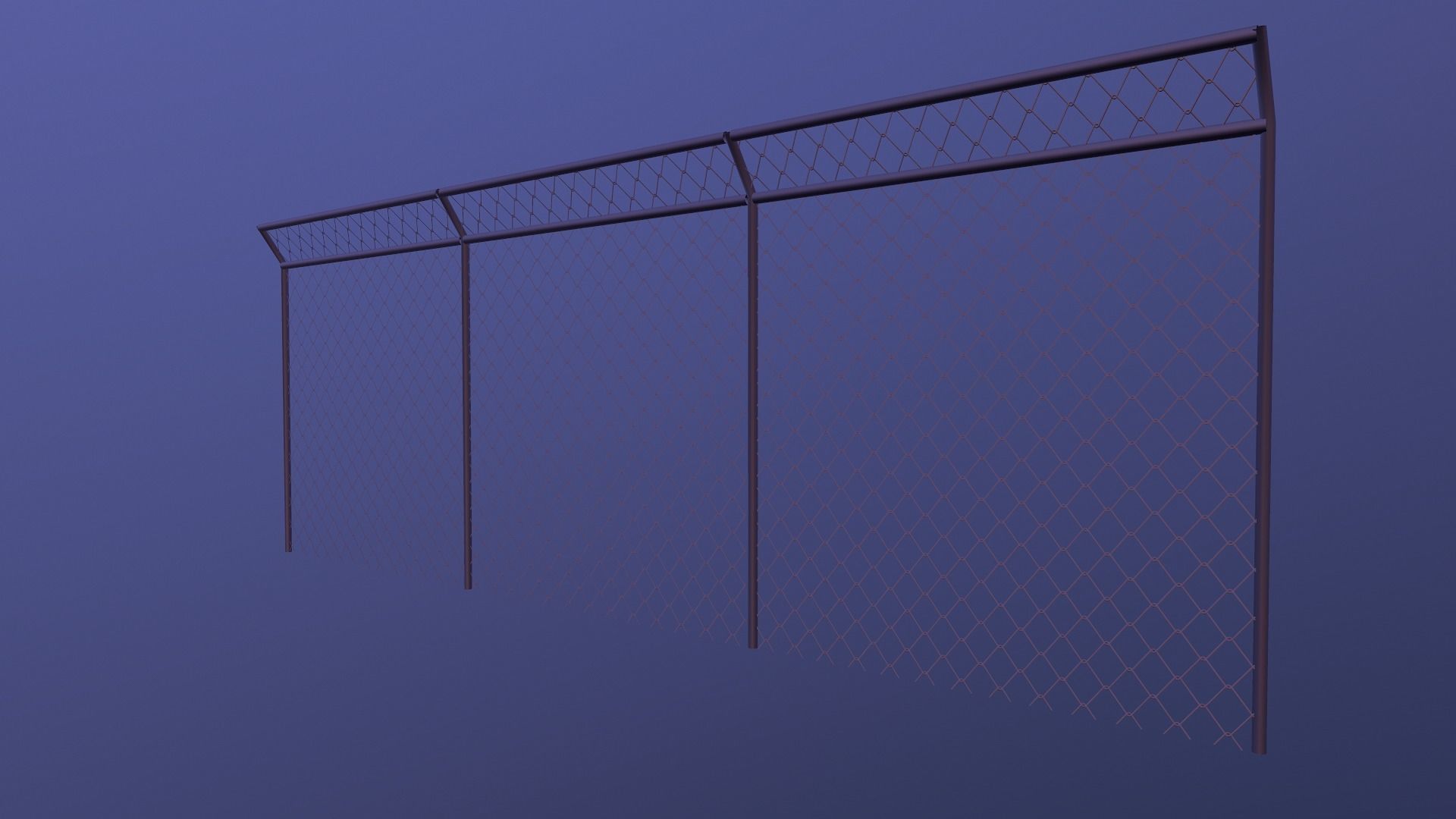 Wire Fence free VR / AR / low-poly 3D model | CGTrader