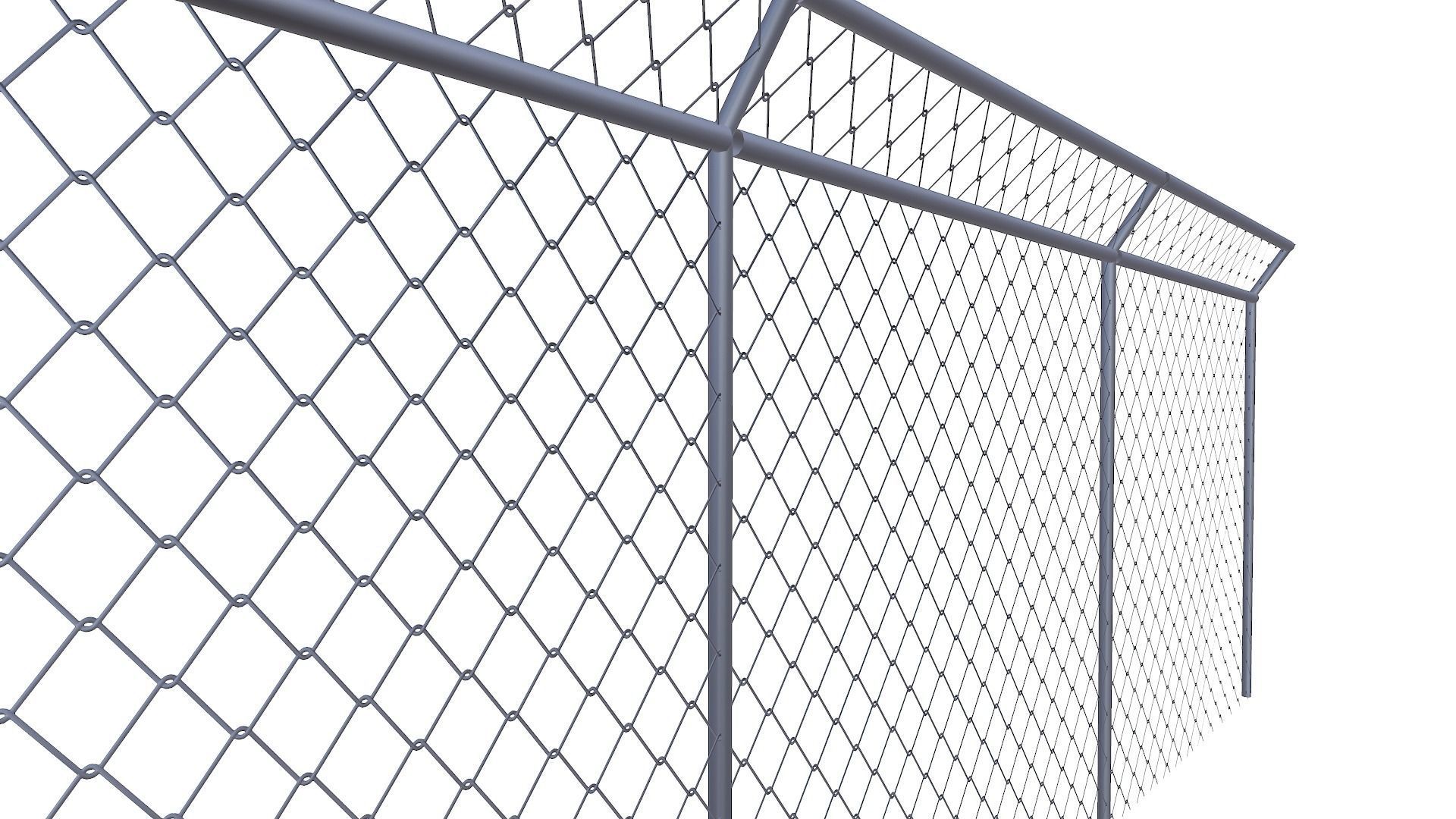 Wire Fence free VR / AR / low-poly 3D model | CGTrader