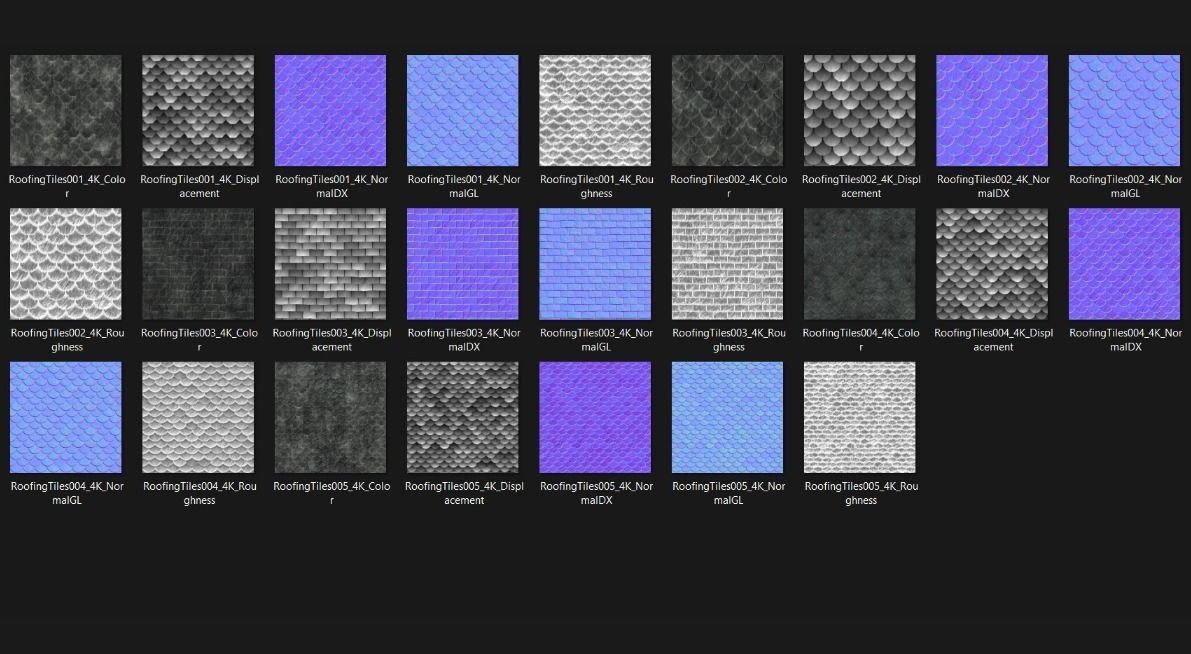 Roof Texture 4k PNG JPG PSD TIFF TGA BMP Texture | CGTrader