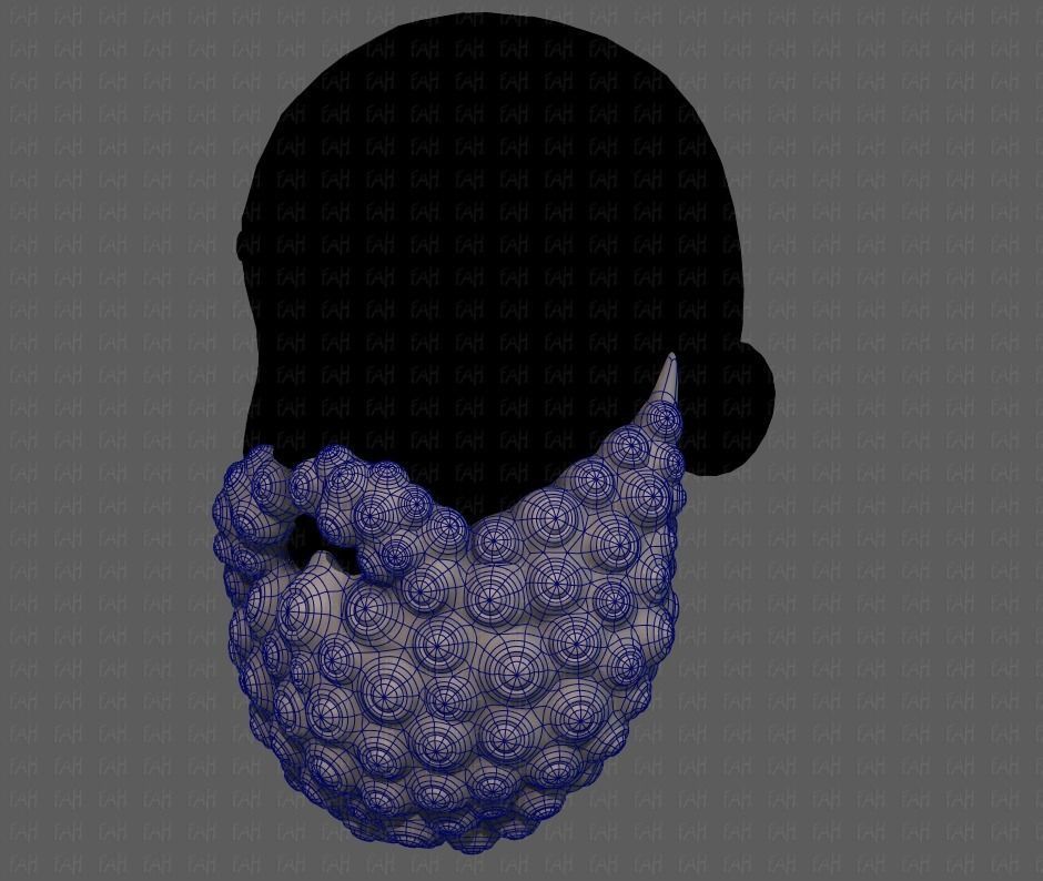Beard V41 3D model | CGTrader