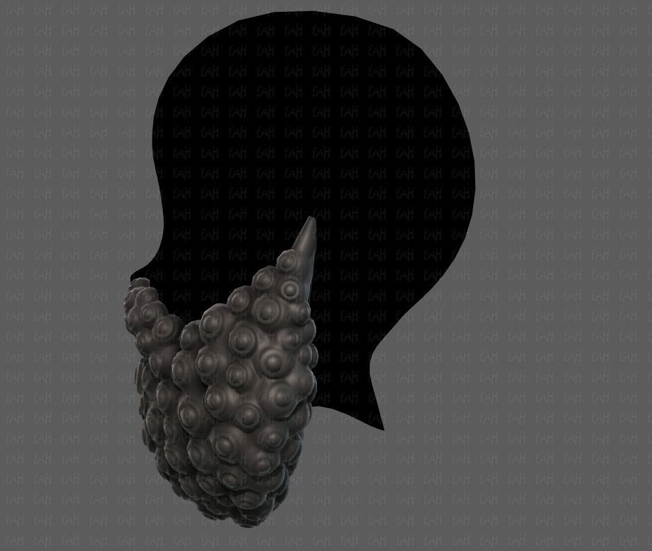 Beard V41 3D model | CGTrader