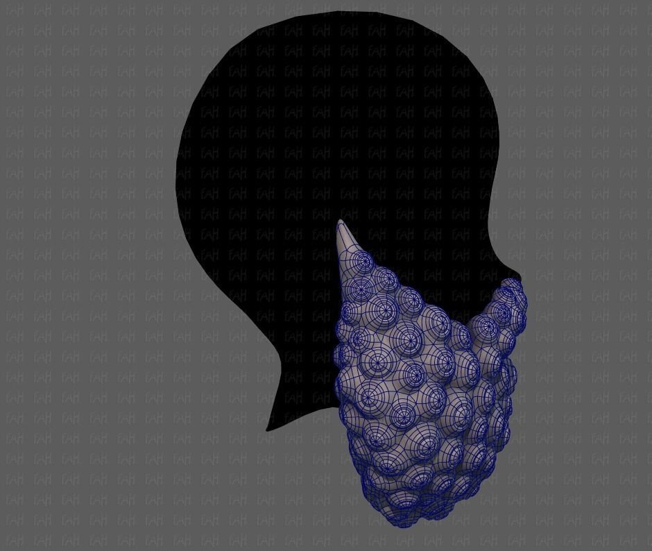 Beard V41 3D model | CGTrader