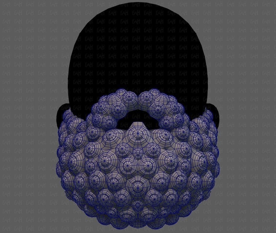 Beard V41 3D model | CGTrader