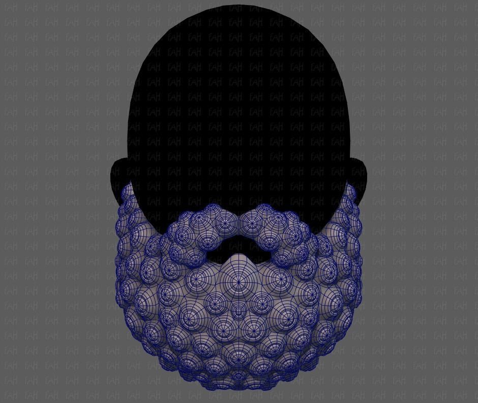 Beard V41 3D model | CGTrader