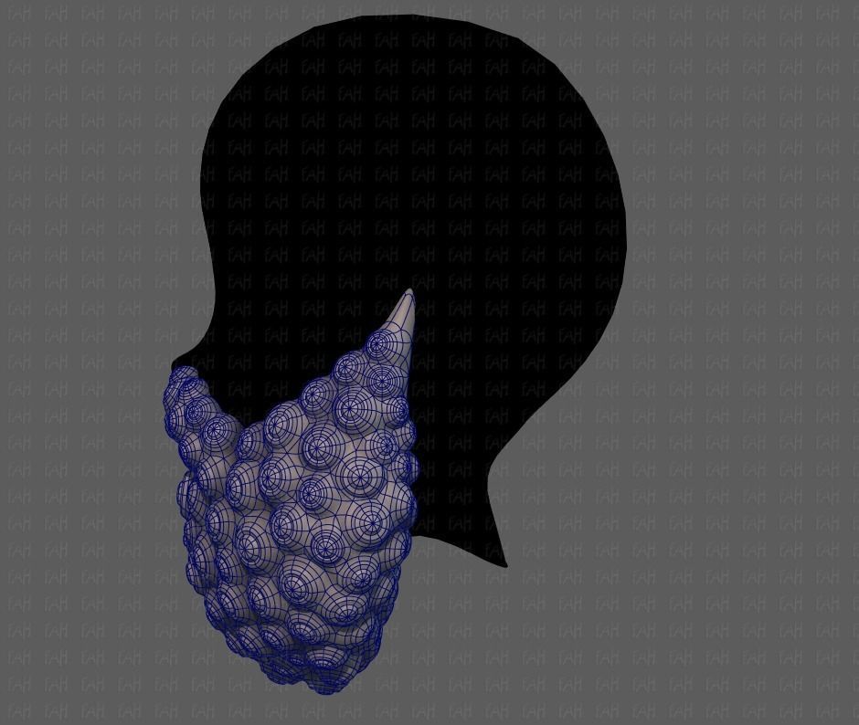 Beard V41 3D model | CGTrader