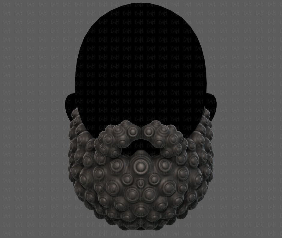 Beard V41 3D model | CGTrader