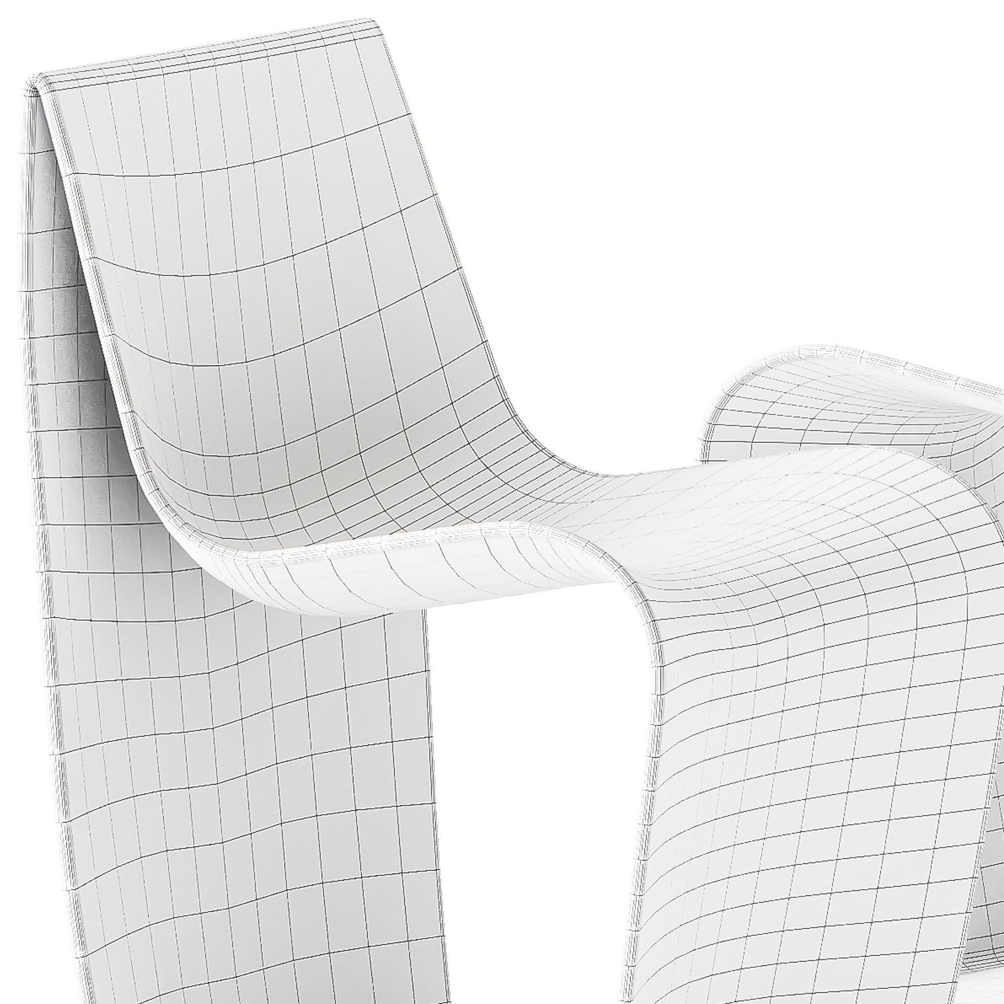 MDF Italia Sign Matt Chair 3D model | CGTrader