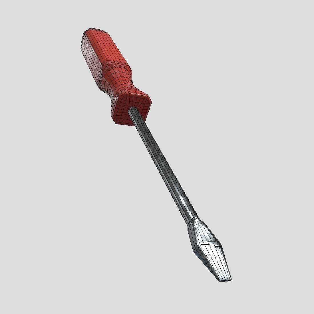CC0 - Screwdriver free VR / AR / low-poly 3D model | CGTrader