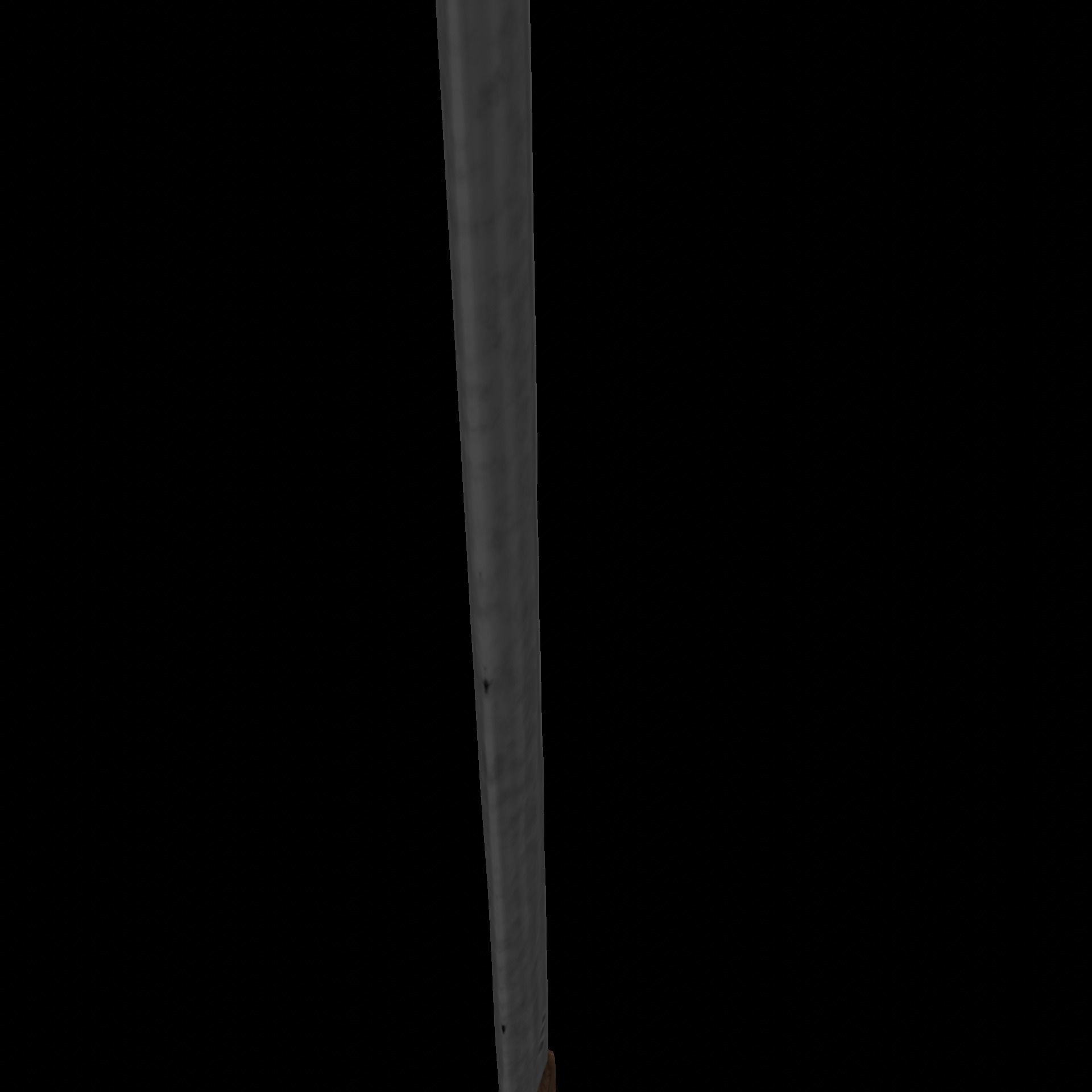 3D model stylized machete weapon PBR low-poly game ready VR / AR / low ...