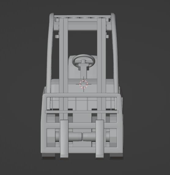 Forklift free 3D model | CGTrader