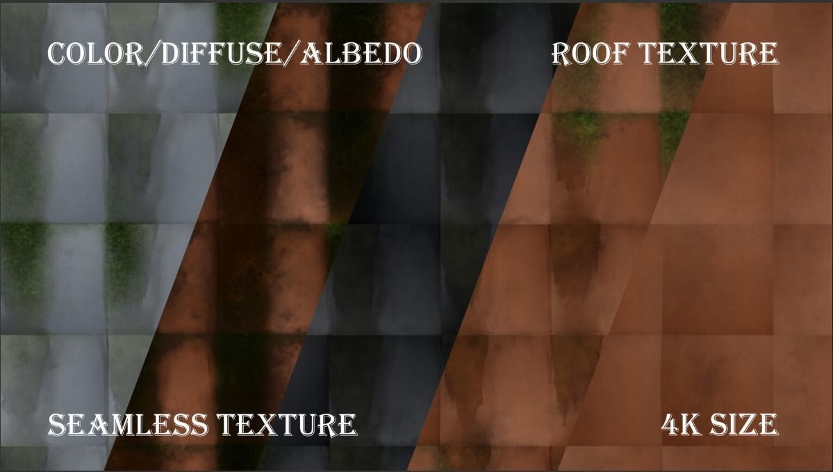 Roof Texture 4k PNG JPG PSD TIFF TGA BMP Texture Texture | CGTrader