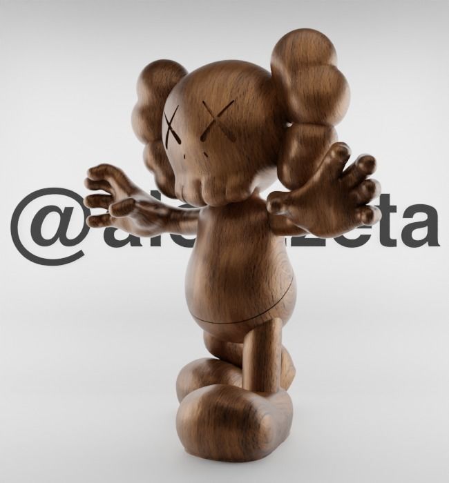 3D model Kaws Final Days Textured VR / AR / low-poly | CGTrader