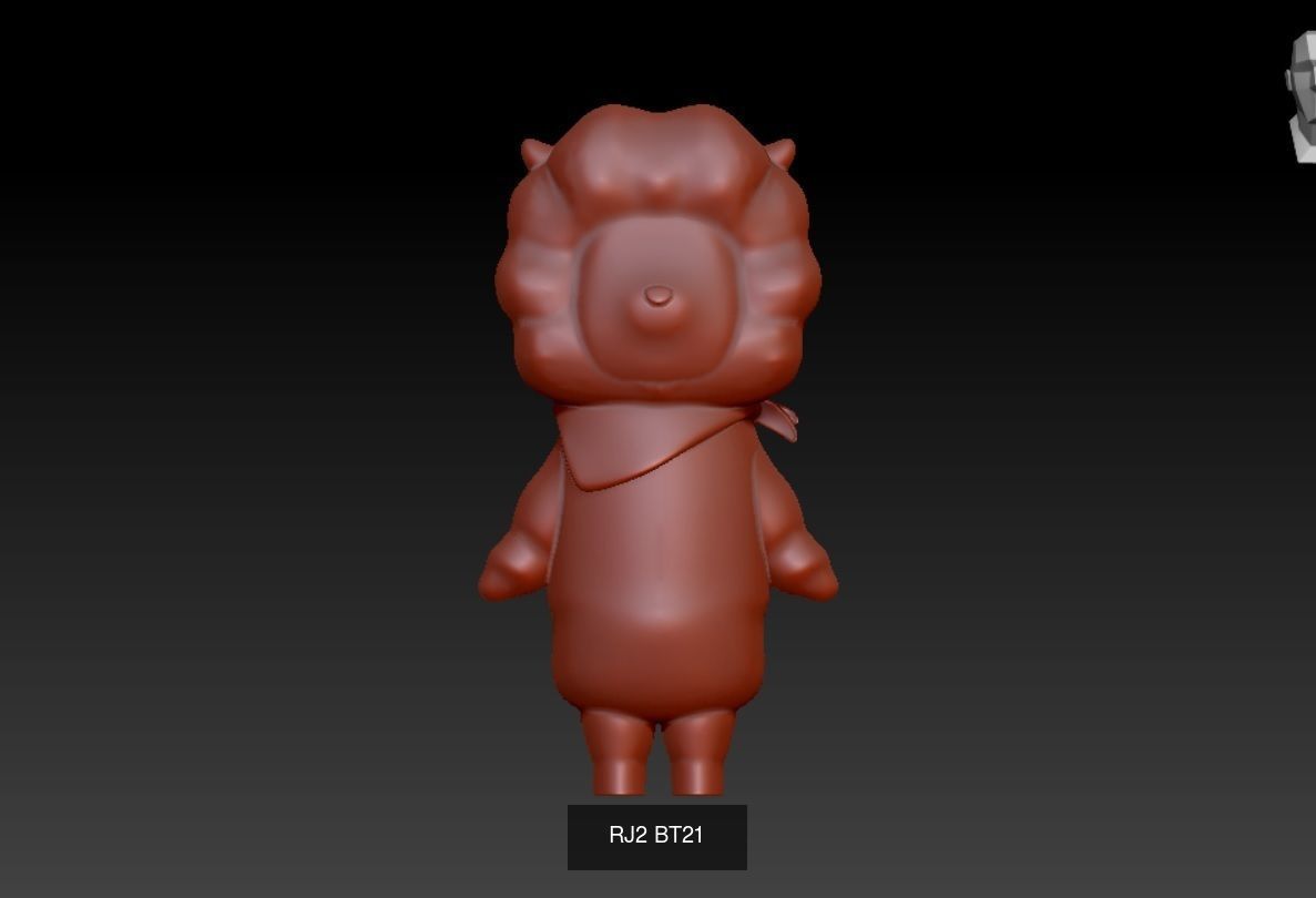 BT21 Figures 3D Model Collection | CGTrader