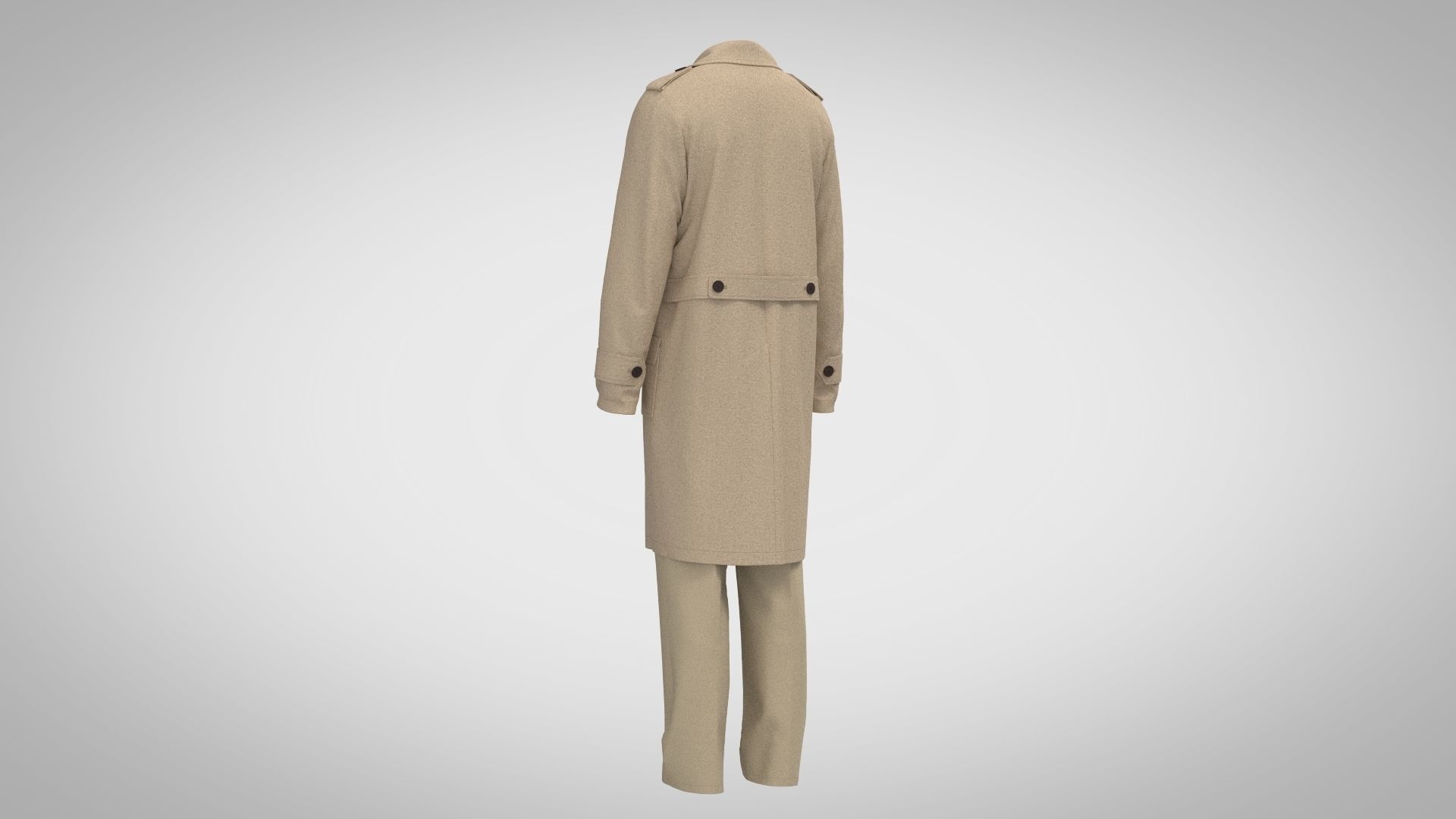 Military Coat 3D model | CGTrader