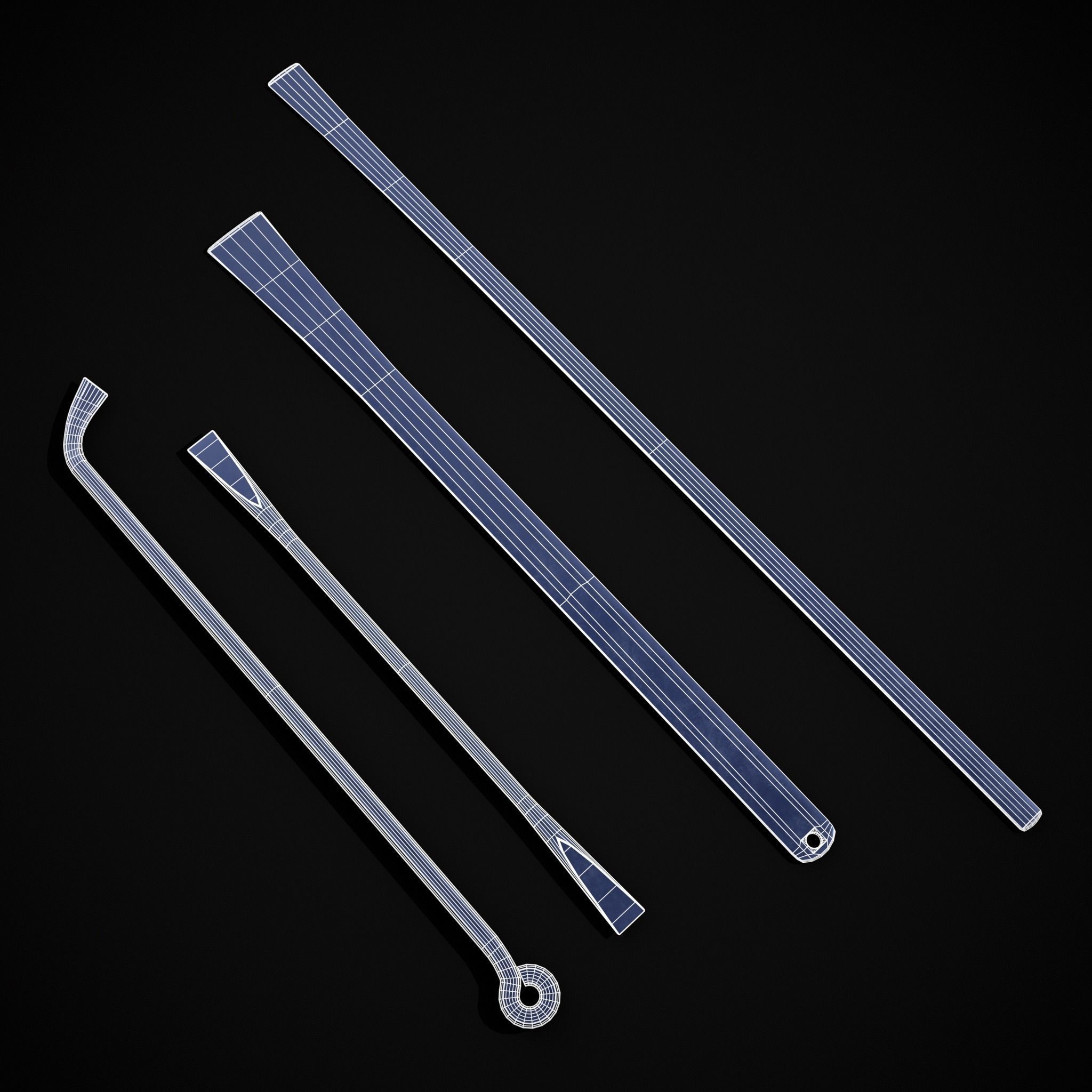 3D model Pry Bars VR / AR / low-poly | CGTrader