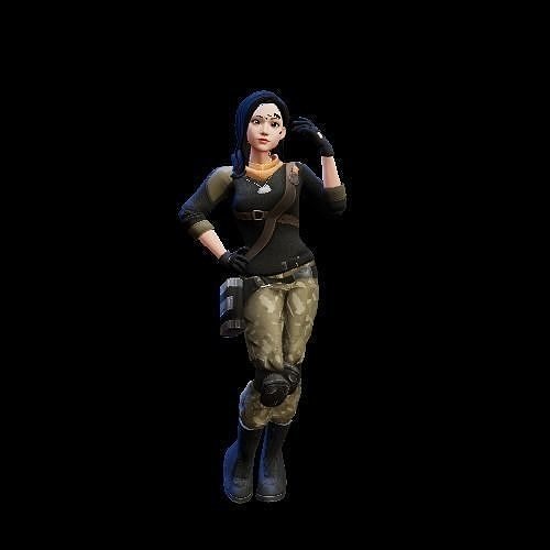 3D model 3D Stylized Girl Model for games VR / AR / low-poly | CGTrader