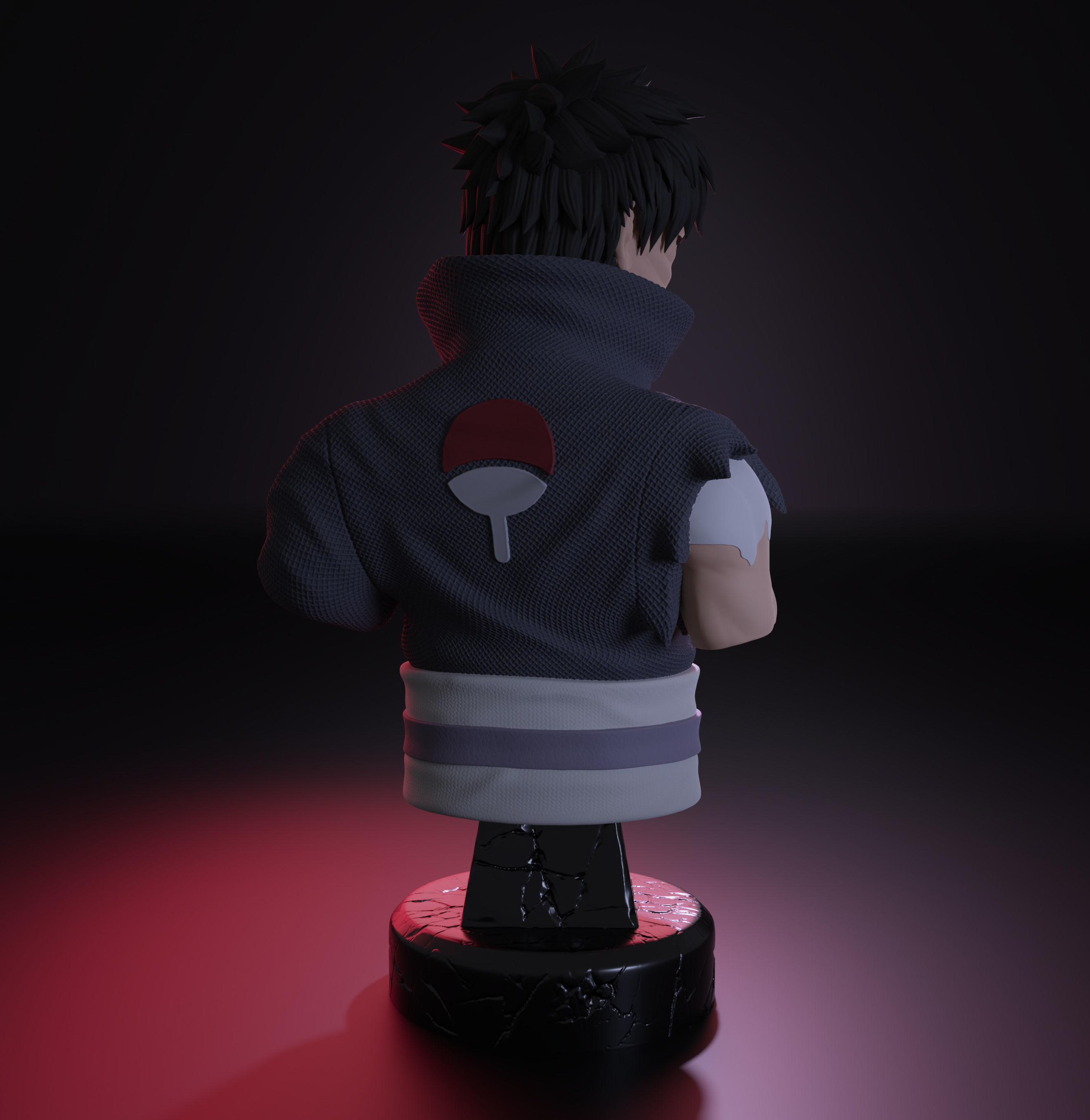 OBITO UCHIHA BUST 3D model 3D printable | CGTrader
