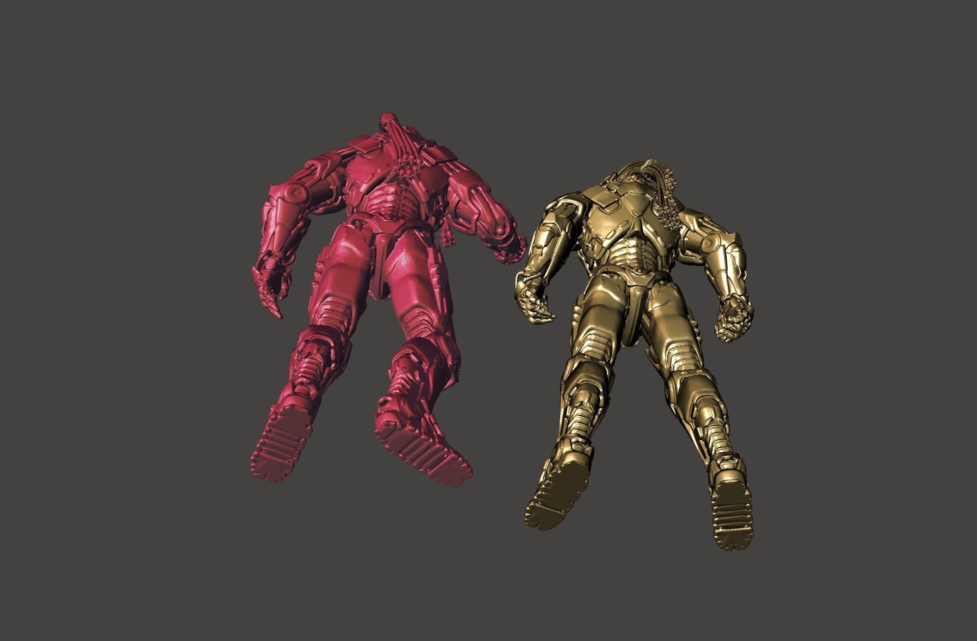 CYRAX and SECTOR - MORTAL KOMBAT 11 CYBORG MK11 Hi-Poly STL 3D model 3D ...