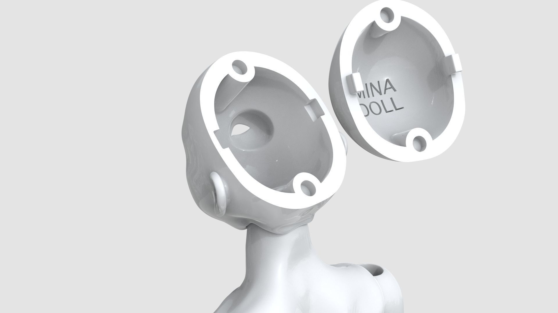 BJD movable joint doll girl Lainey ball joint doll 3D model 3D ...