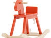 Orange Red Rocking Horse free 3D model | CGTrader