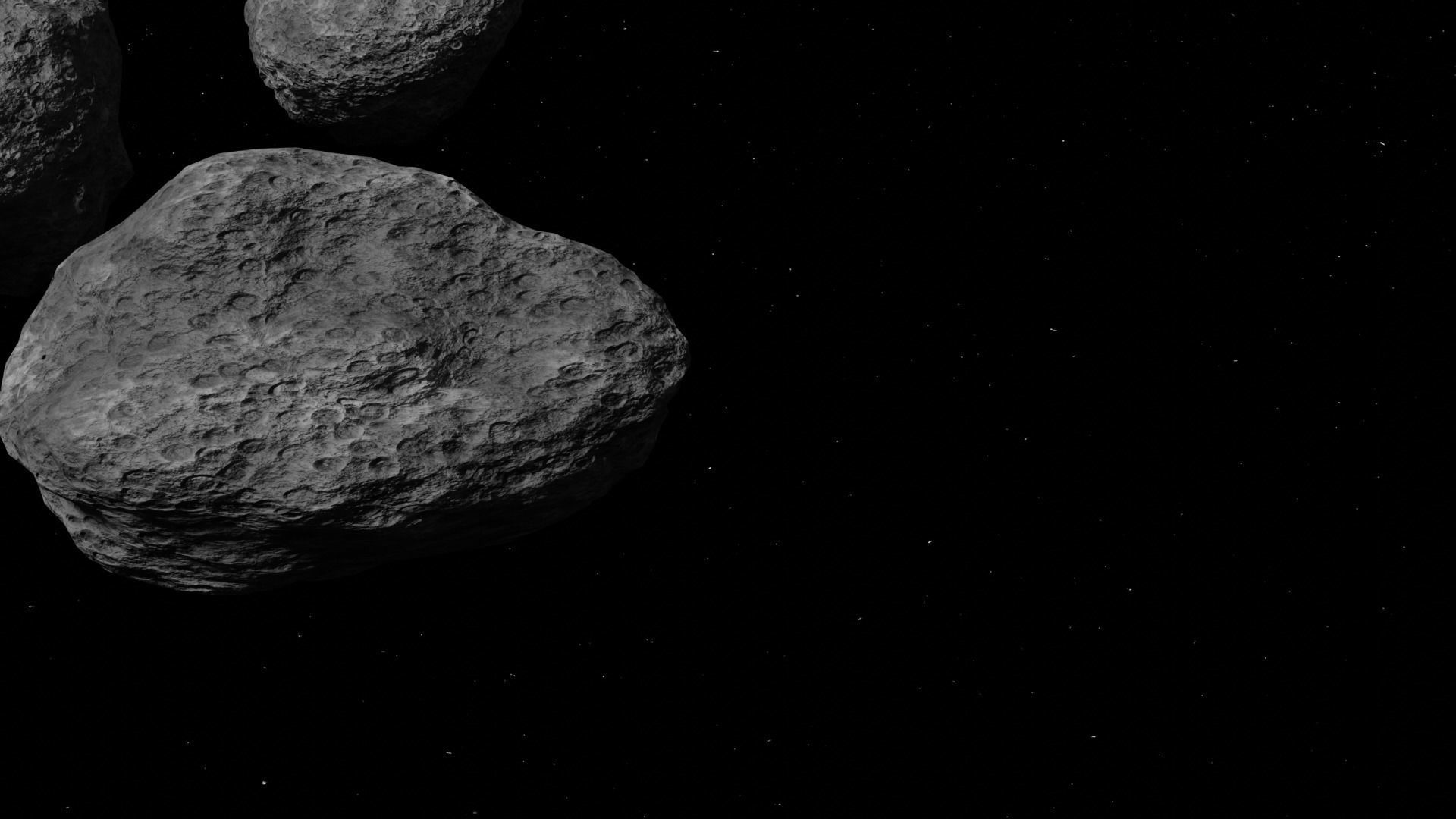 Asteroid Set group of rocks 3D model | CGTrader