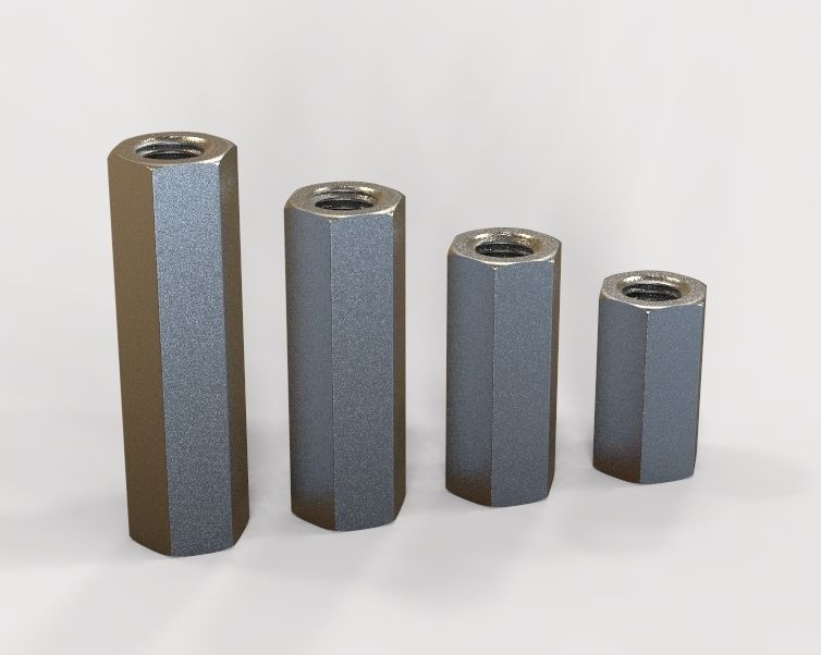 M22 Hexagonal Stud Connector 3D model 3D printable | CGTrader